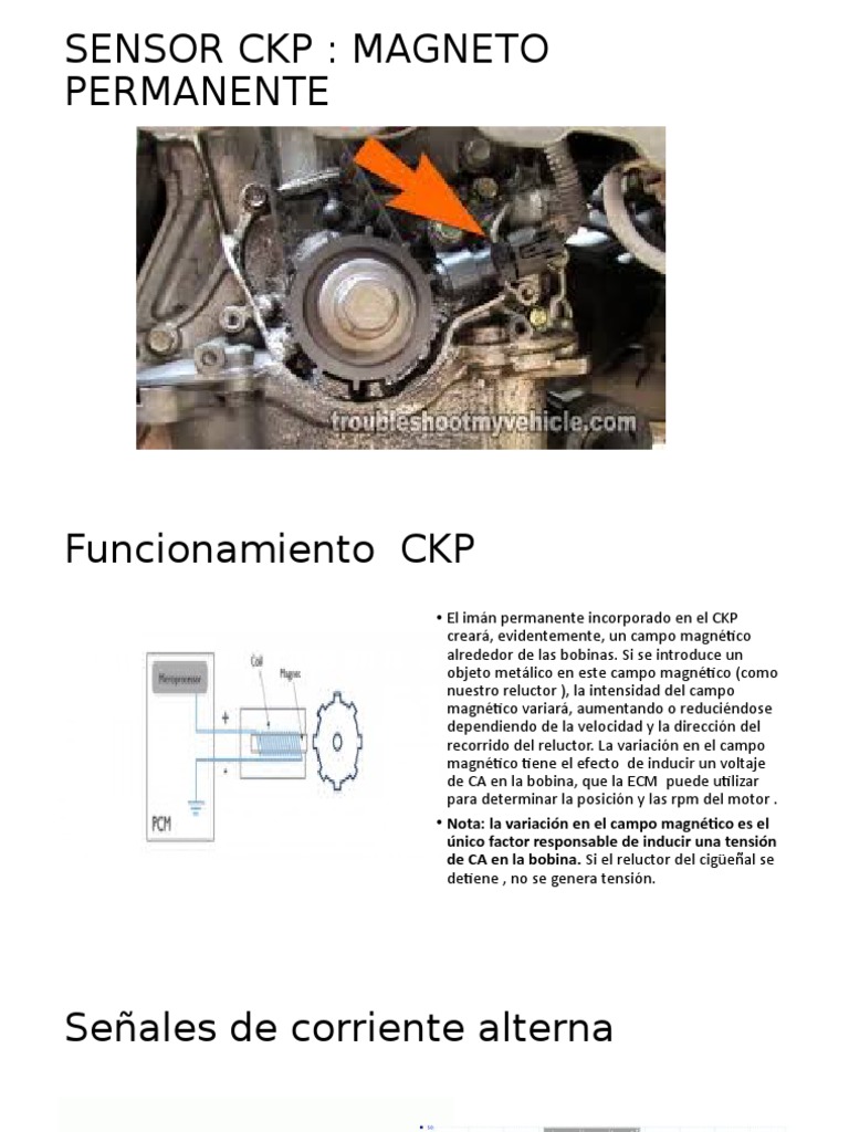 Funcionamiento del Sensor CKP | PDF | Corriente eléctrica | voltaje
