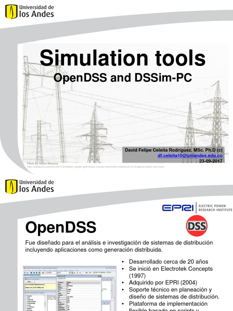 Simulation Tools OpenDSS and DSSimPC | PDF | Informática | Software