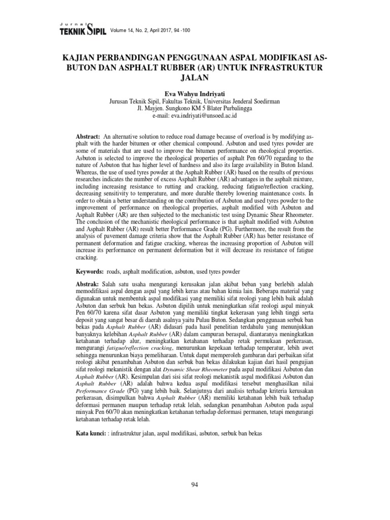 Aspal Modifikasi PDF | PDF | Rheology | Road Surface