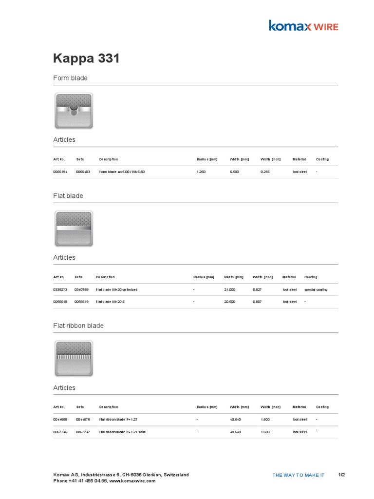 Komax - Kappa 331 - en PDF | PDF | Industrial Processes | Nature