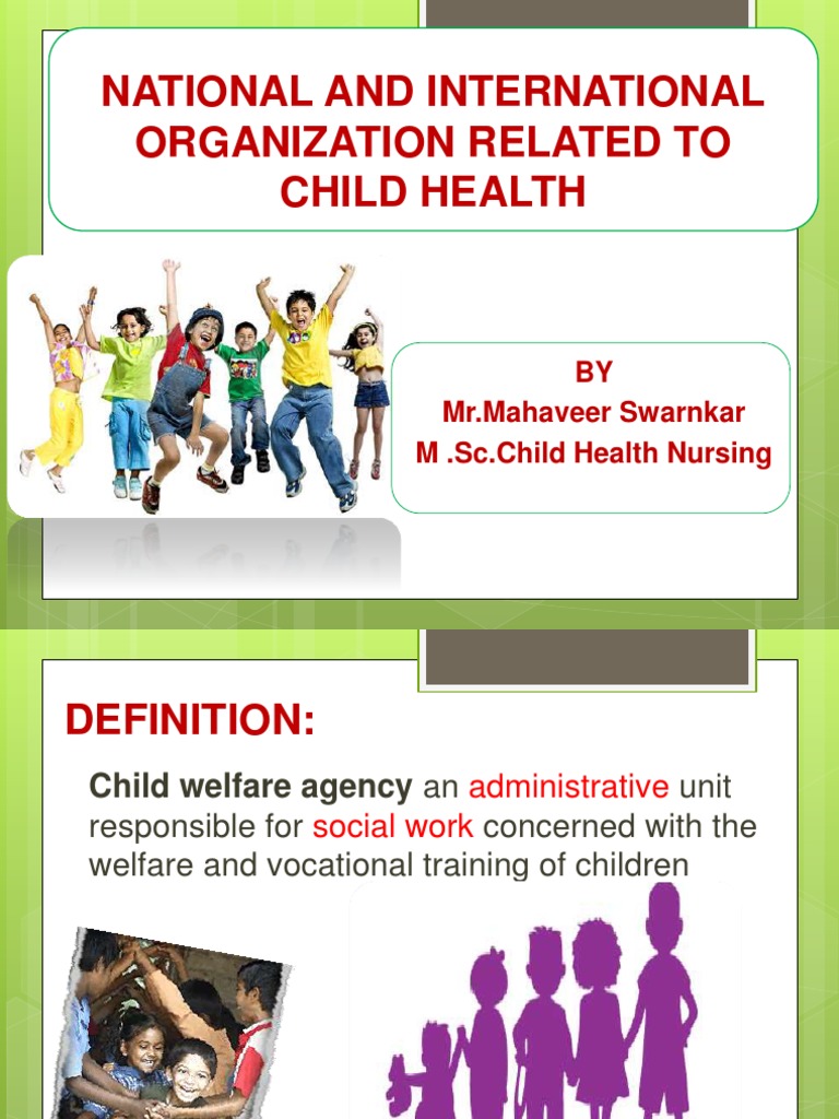 Child Welfare Agencies | PDF | World Health Organization | Unicef