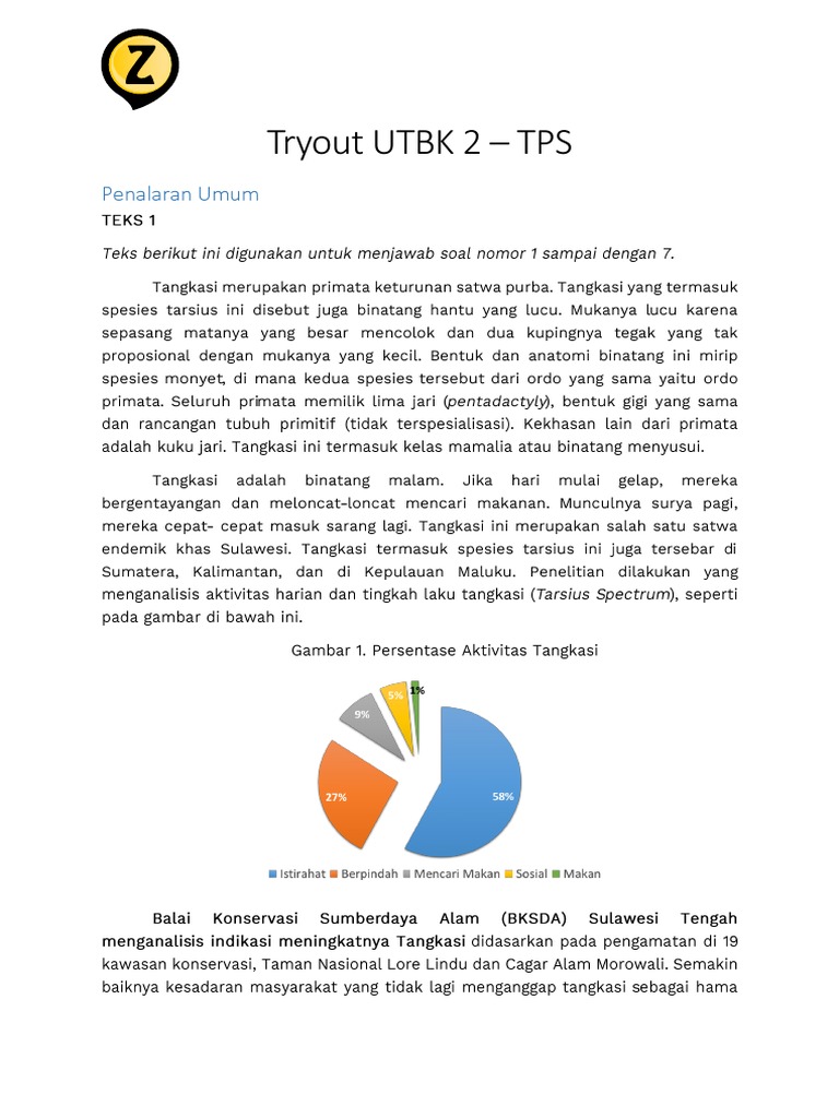 TO Zenius UTBK 2 - TPS PDF | PDF