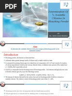 Lane and Eynon's Method | PDF | Titration | Chemistry
