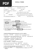 Modal Verbs Speculation Exercises | PDF | Semantic Units | Linguistic ...