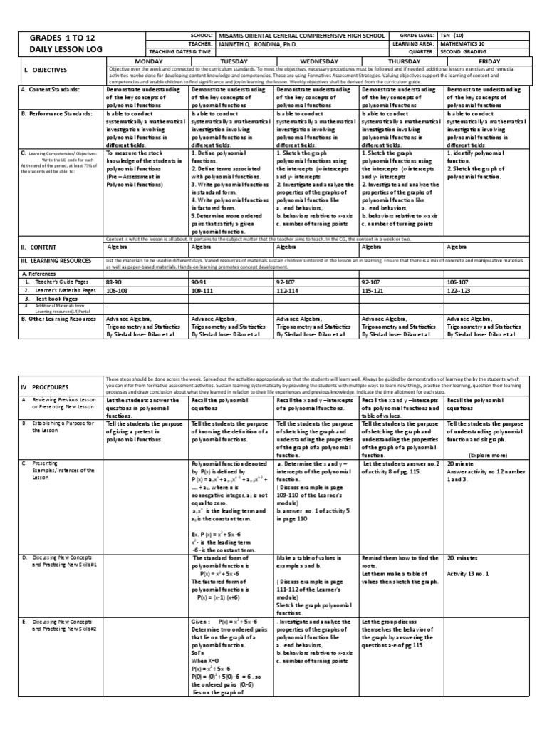 Polynomial Functions To Circles | PDF | Angle | Curriculum