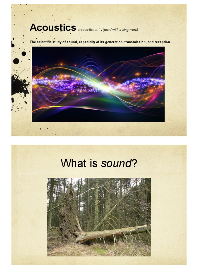 Acoustics - Mini Presentation B | PDF | Equalization (Audio) | Sound Acoustics - Mini Presentation B | PDF | Equalization (Audio) | Sound