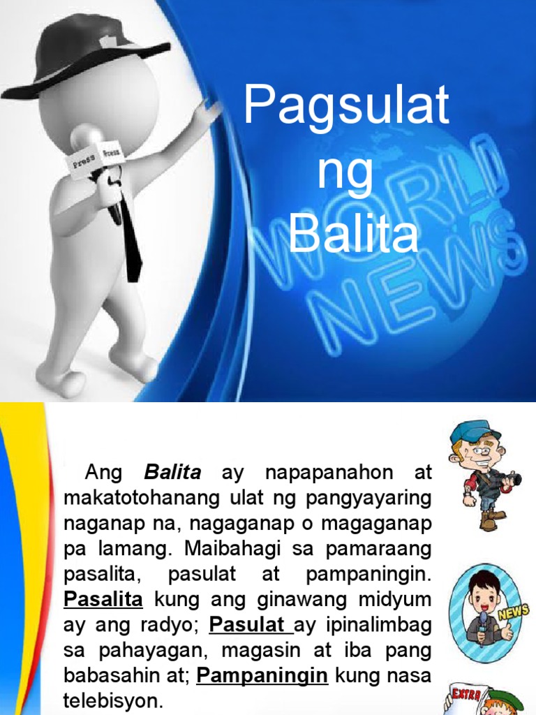 Pagsulat NG Balita | PDF