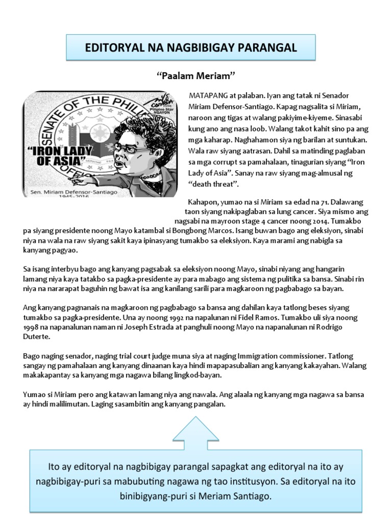 Uri NG Editoryal | PDF