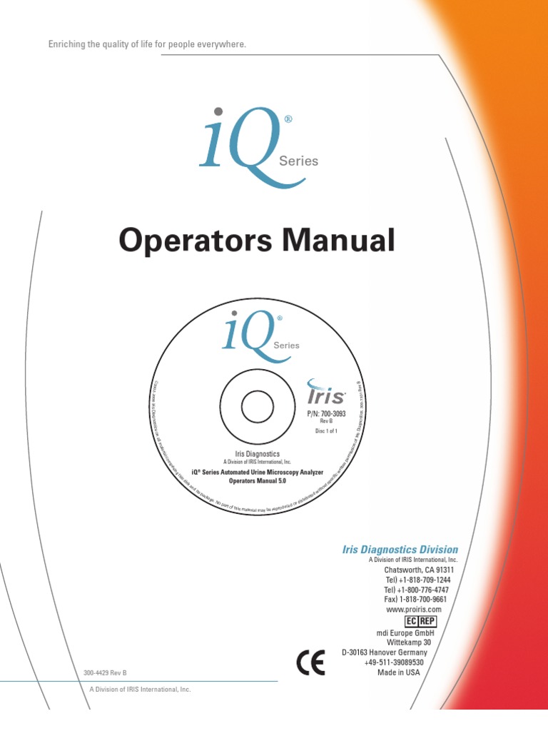User Manual Iris Pdf Microscopy Personal Computers