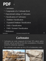 Dunham 1962 AAPG Classification of Carbonate Rocks | PDF | Limestone ...