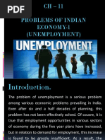 Economic Project - Class Xii | PDF | Unemployment | Social Science