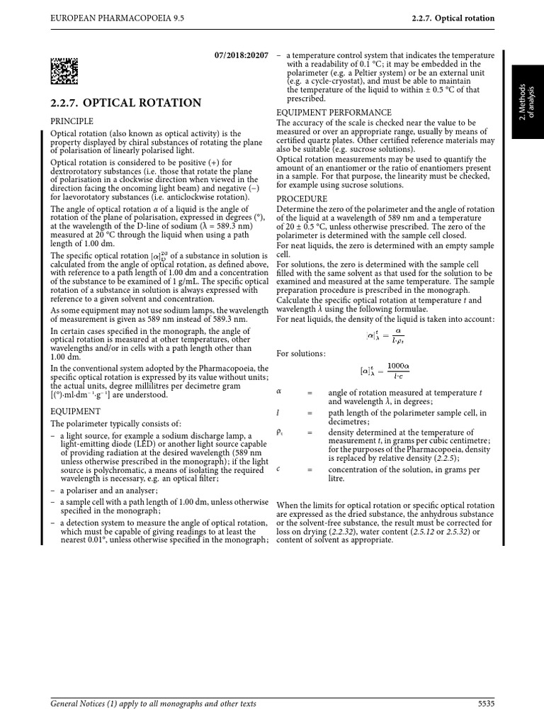 2 - 2 - 7 Optical Rotation | Download Free PDF | Electrodynamics ...