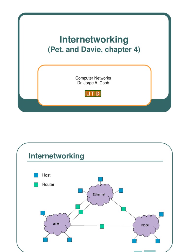Internetworking Fundamentals and IP | PDF | Internet | Network Layer ...