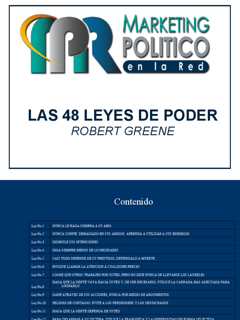 Las 48 Leyes de Poder - Robert Greene | Ira