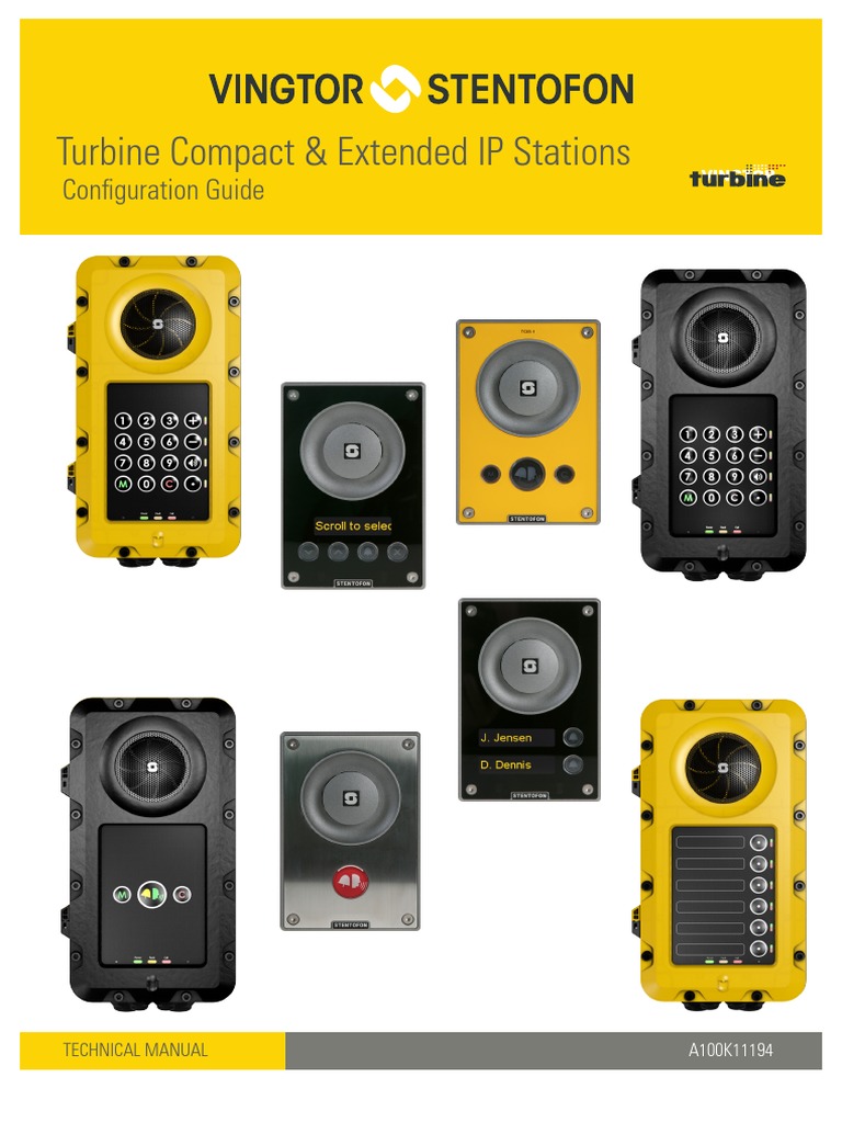 Turbine Compact & Extended IP Stations: Configuration Guide | PDF ...