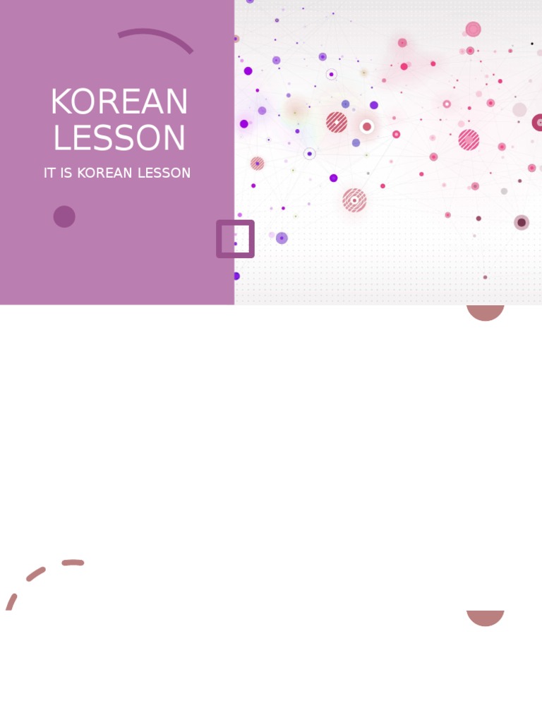 Korean Language Lesson Guide | PDF