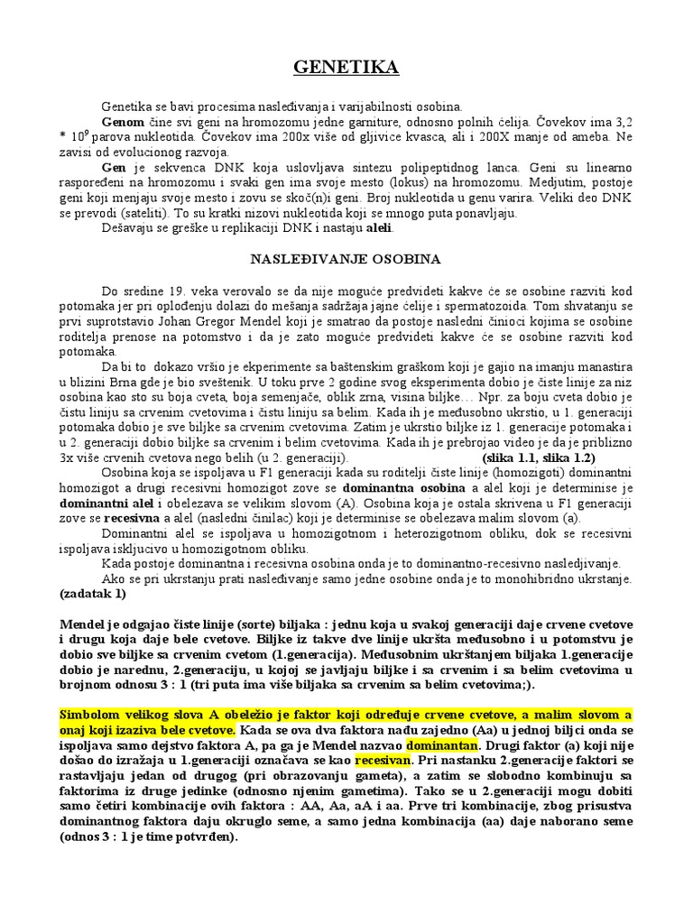 Genetika | PDF