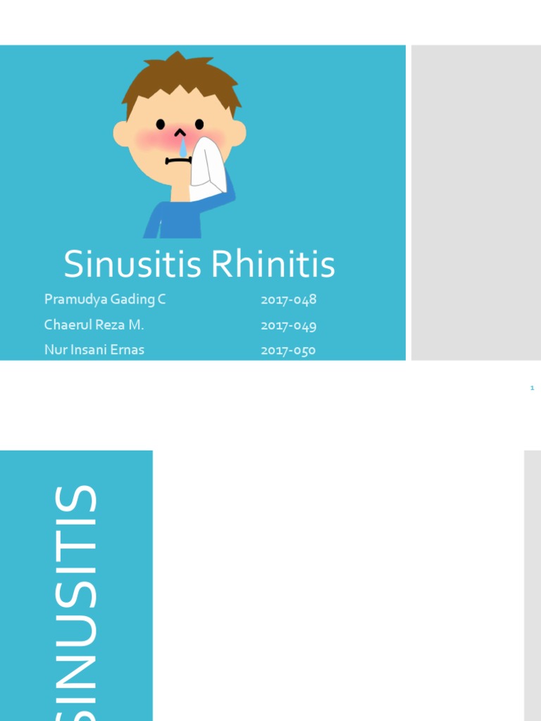 Sinusitis dan Rhinitis: Gejala & Pengobatan | PDF