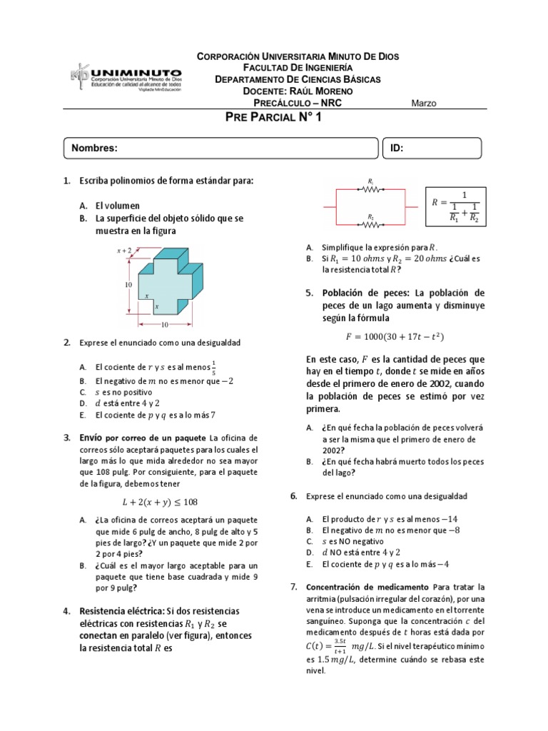 Preparcial 1 | PDF | Medicamentos con receta | Naturaleza