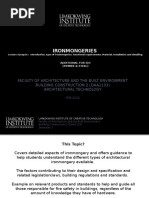 Overview of Ironmongery Types and Uses | PDF | Technology & Engineering