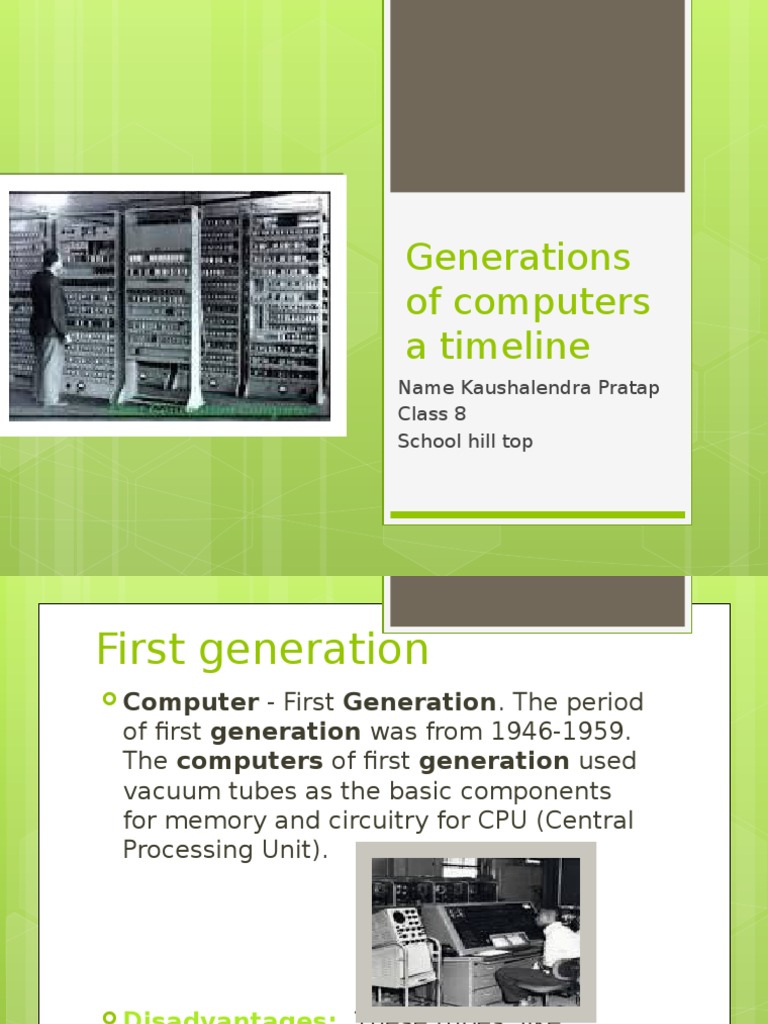 Timeline of Computer Generations | PDF | Technology & Engineering