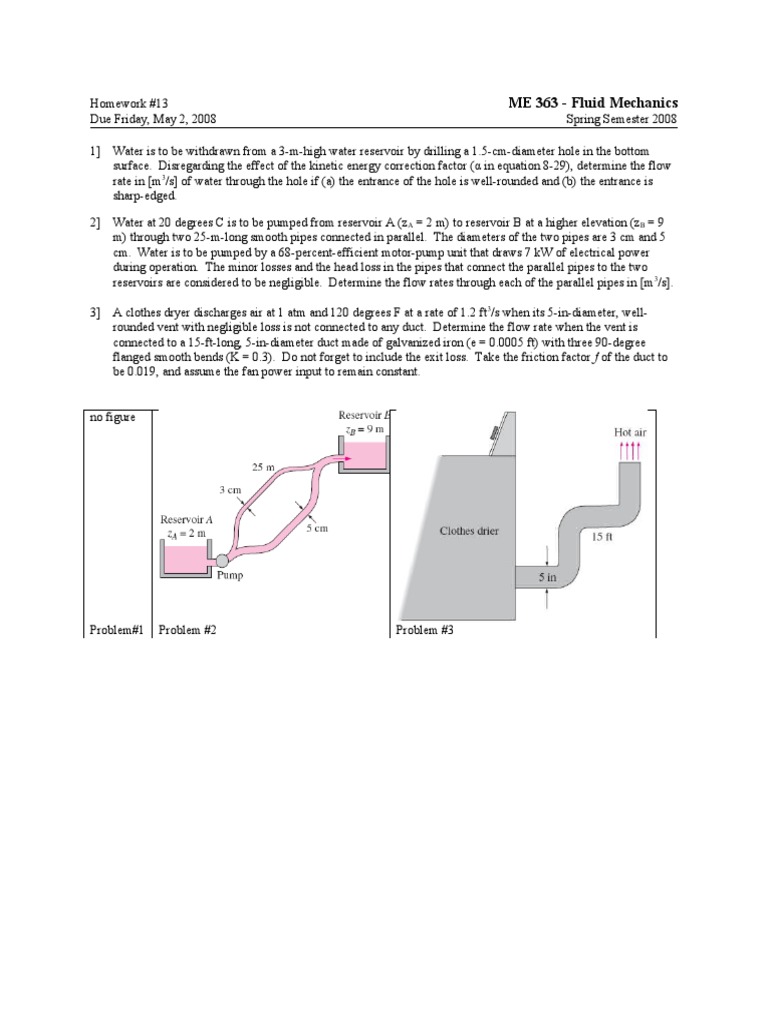 ME 363 - Fluid Mechanics | PDF | Fluid Dynamics | Fluid Mechanics