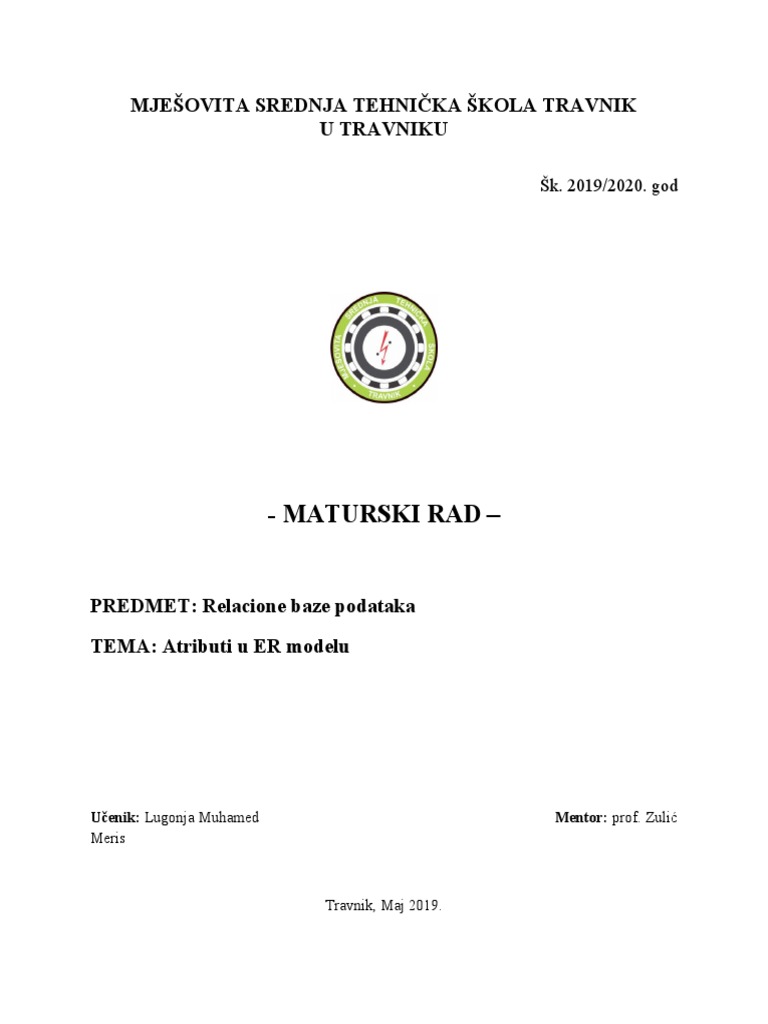 Maturski | PDF