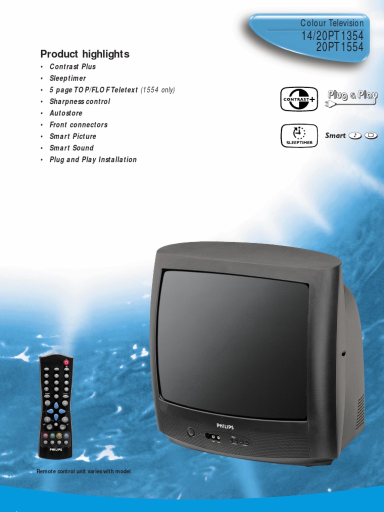 Product Highlights: 14/20PT1354 20PT1554 | PDF | Loudspeaker ...