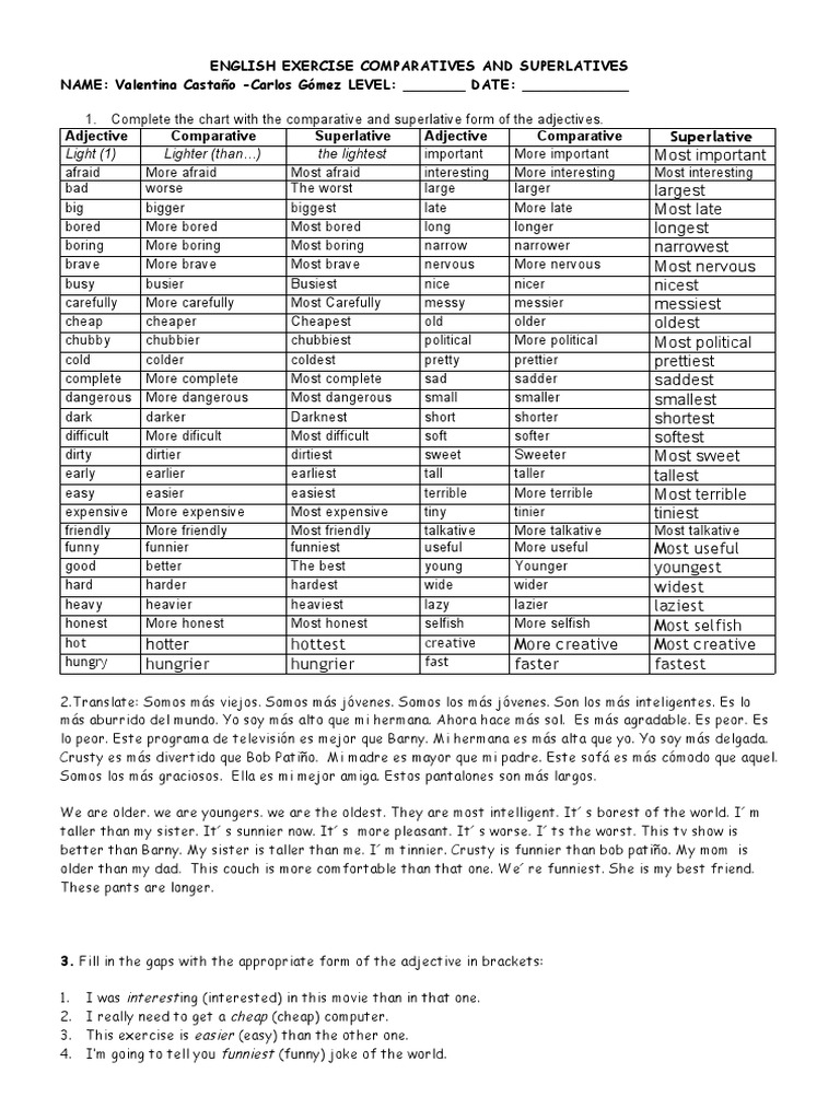 Light (1) Lighter (Than ) The Lightest | PDF | Semantics | Grammar