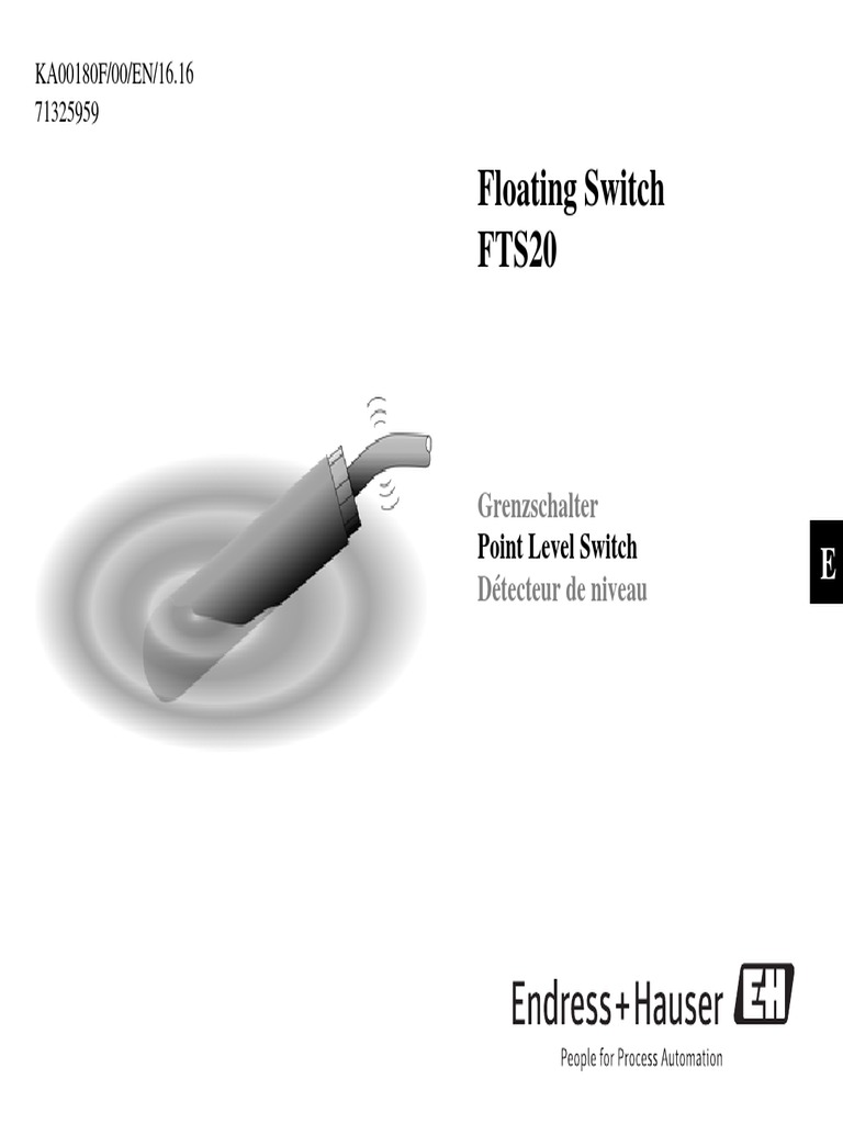 Ficha Tecnica FTS20. | PDF | Switch | Polyvinyl Chloride