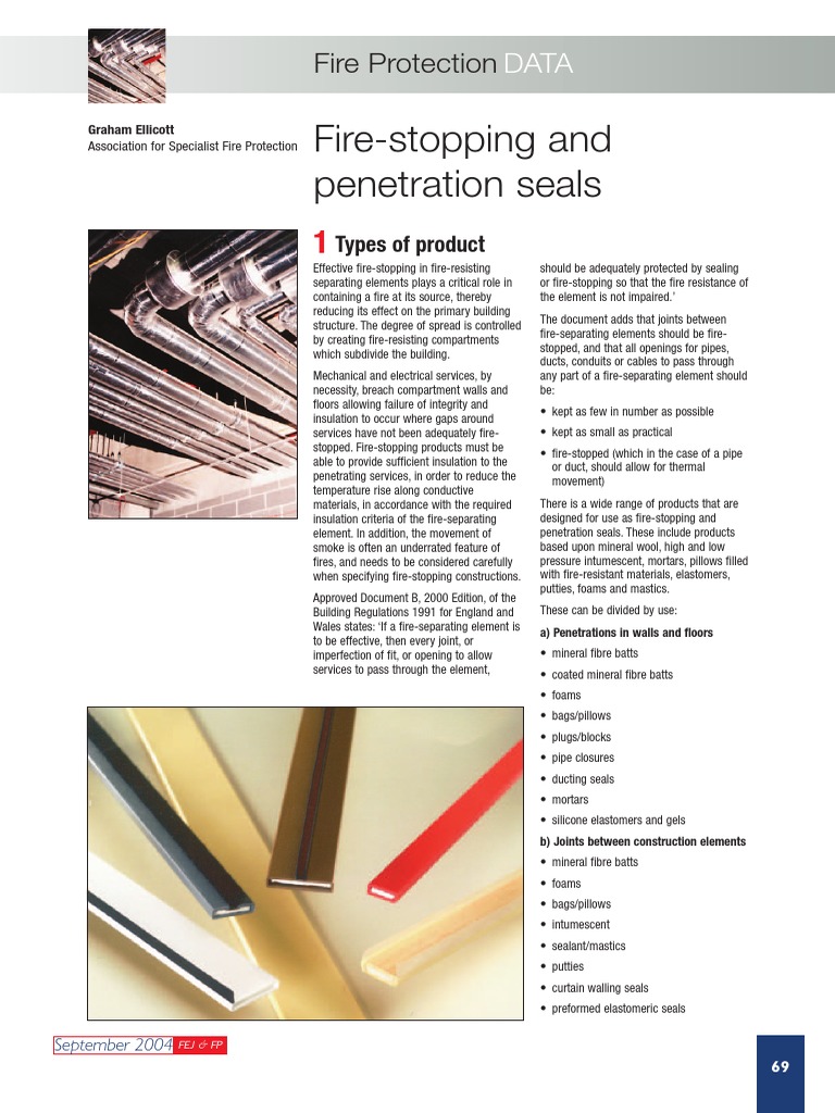Fire Stopping | PDF | Thermal Insulation | Fires