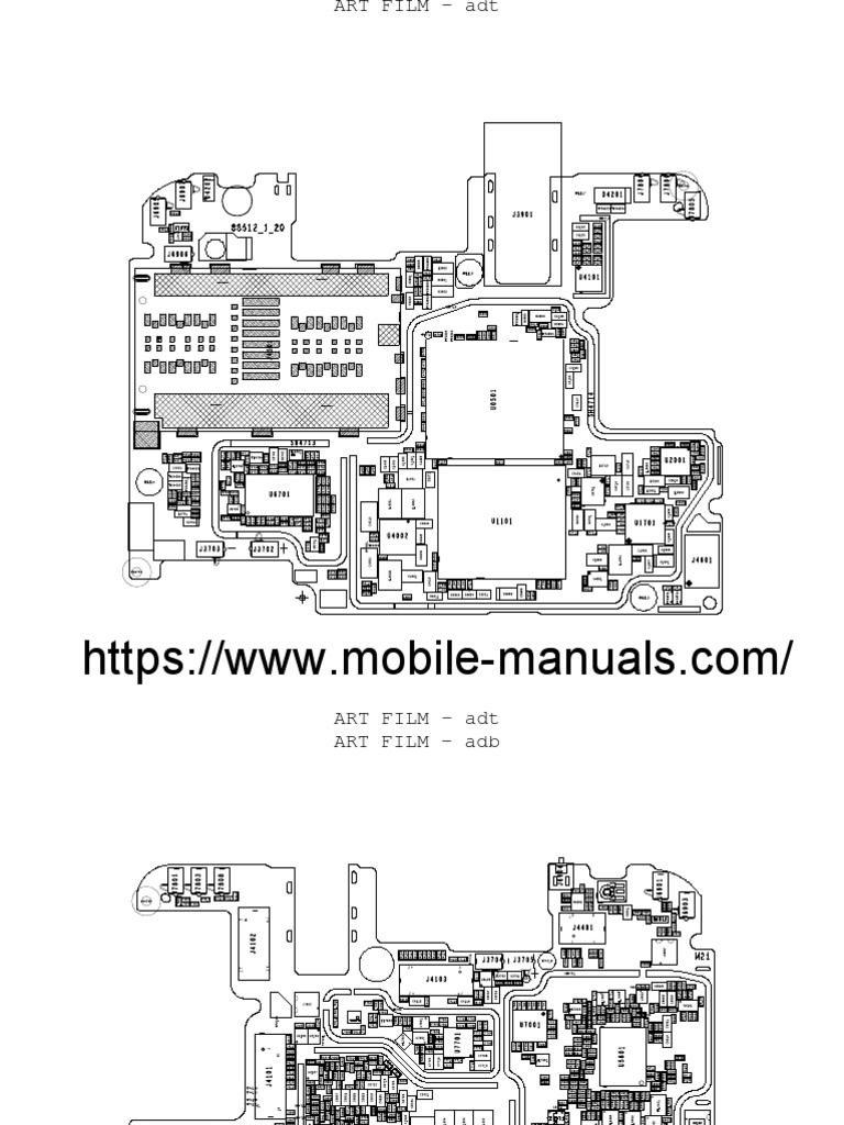 Xiaomi Mi A3 Board Top & Bottom Layout PDF | PDF