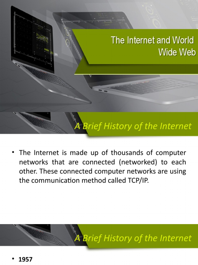 The Internet and World Wide Web | PDF | World Wide Web | Internet & Web
