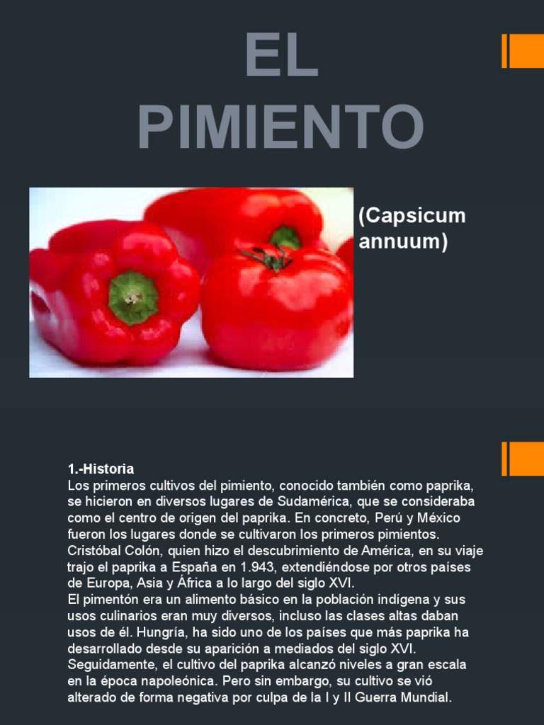 PIMENTON | PDF | Pimiento | Pimenton