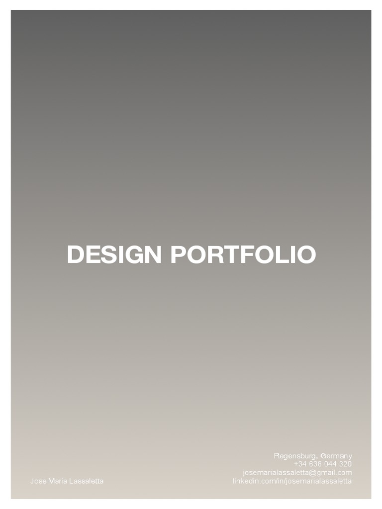 A Proper Design Portfolio | PDF