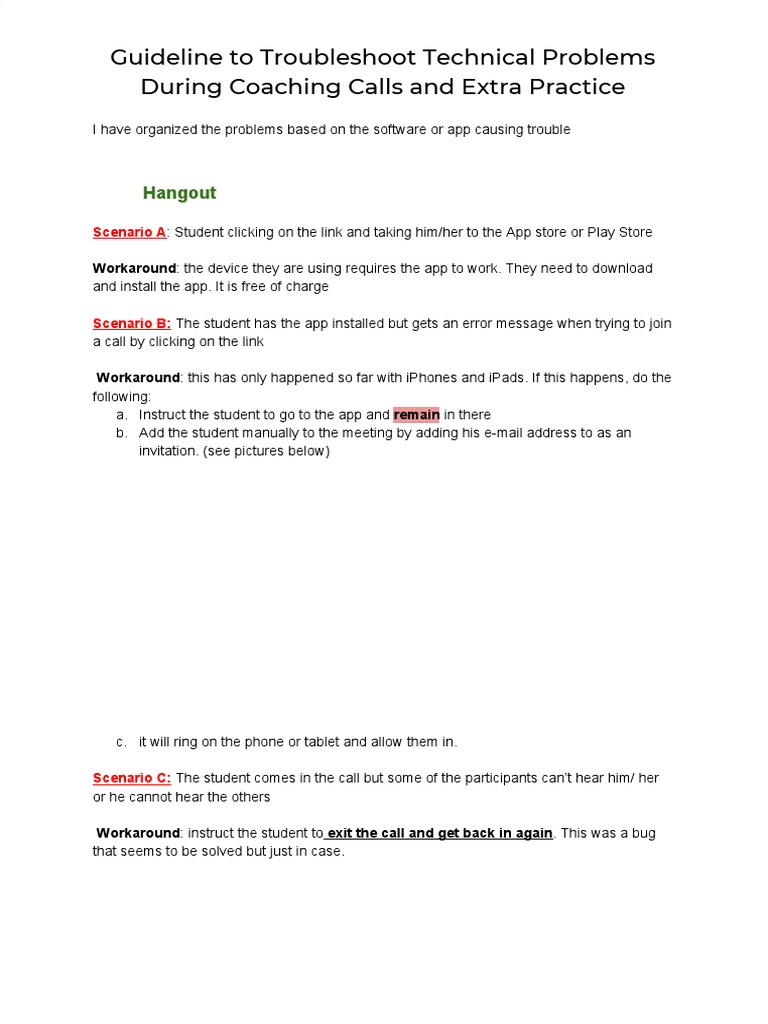 Technical Troubleshooting Process | PDF | Mobile Computers ...