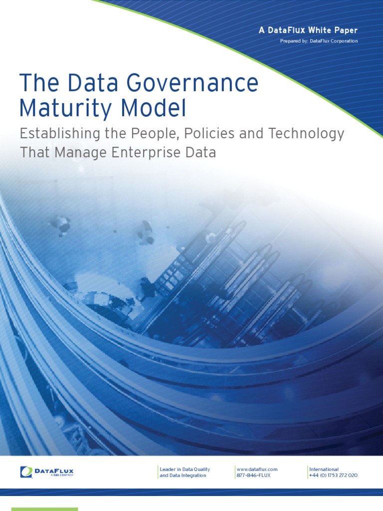 The Data Governance Maturity Model: Establishing The People, Policies ...