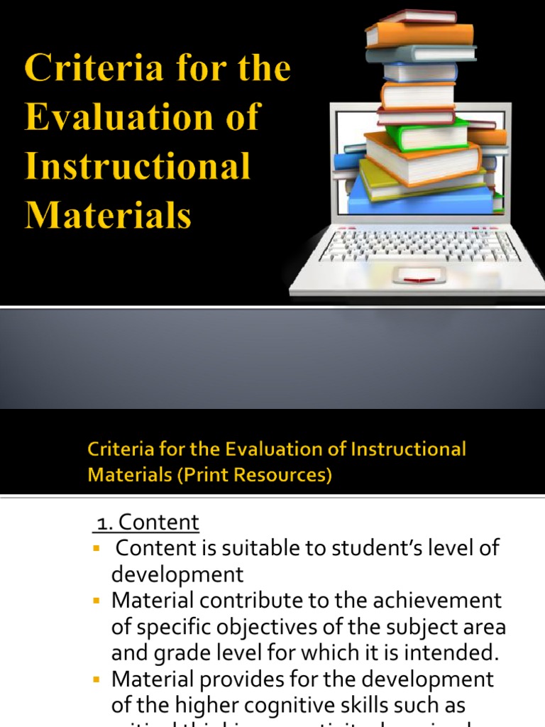 Development of Instructional Materials | PDF | Critical Thinking | Error
