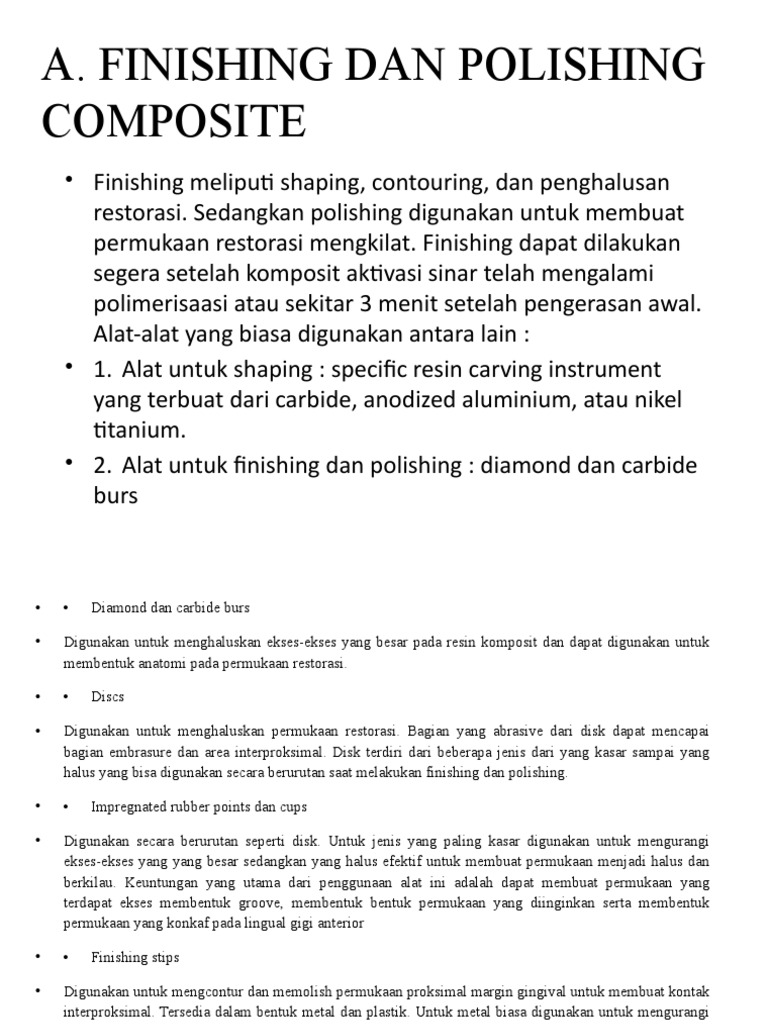 Finishing Dan Polishing | PDF