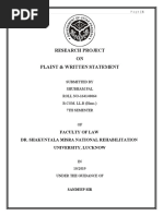 Format of A Plaint in A Civil Suit Drafting | PDF | Lawsuit | Cheque