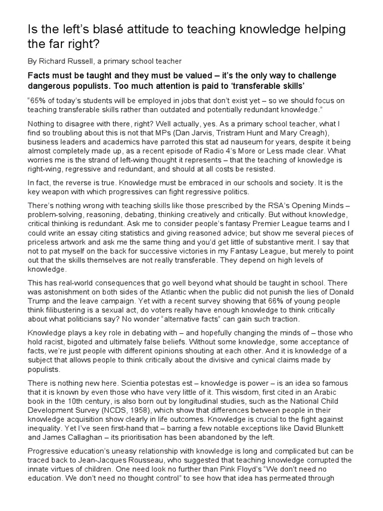 Guardian Articles On And About Teaching And Teachers Very Useful