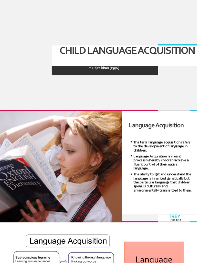 Child Language Aquisition | PDF | Language Acquisition | Fluency