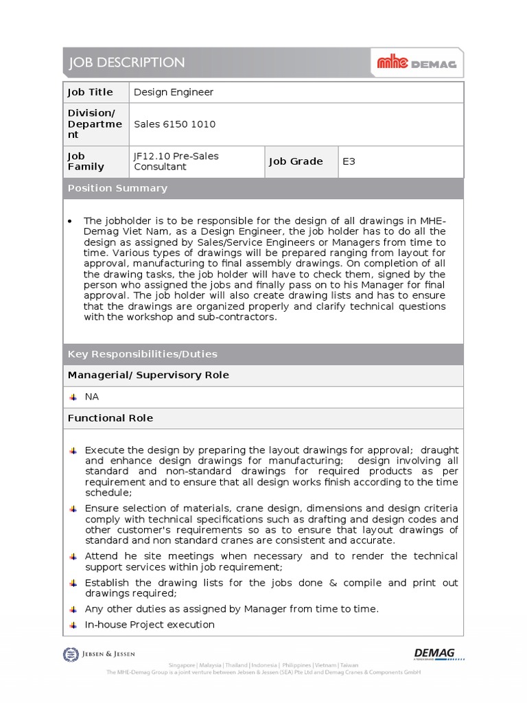 Job Title Division/ Departme NT Job Family Job Grade: Position Summary ...