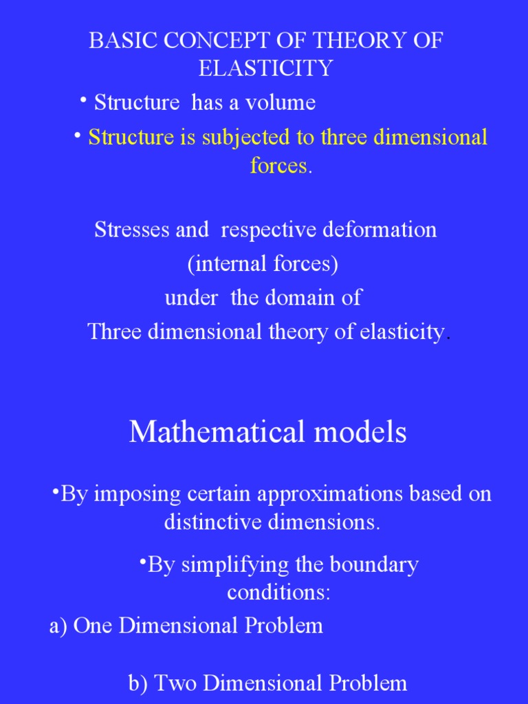 Basic Concept Ela 1 P1 | PDF | Dimension | Force