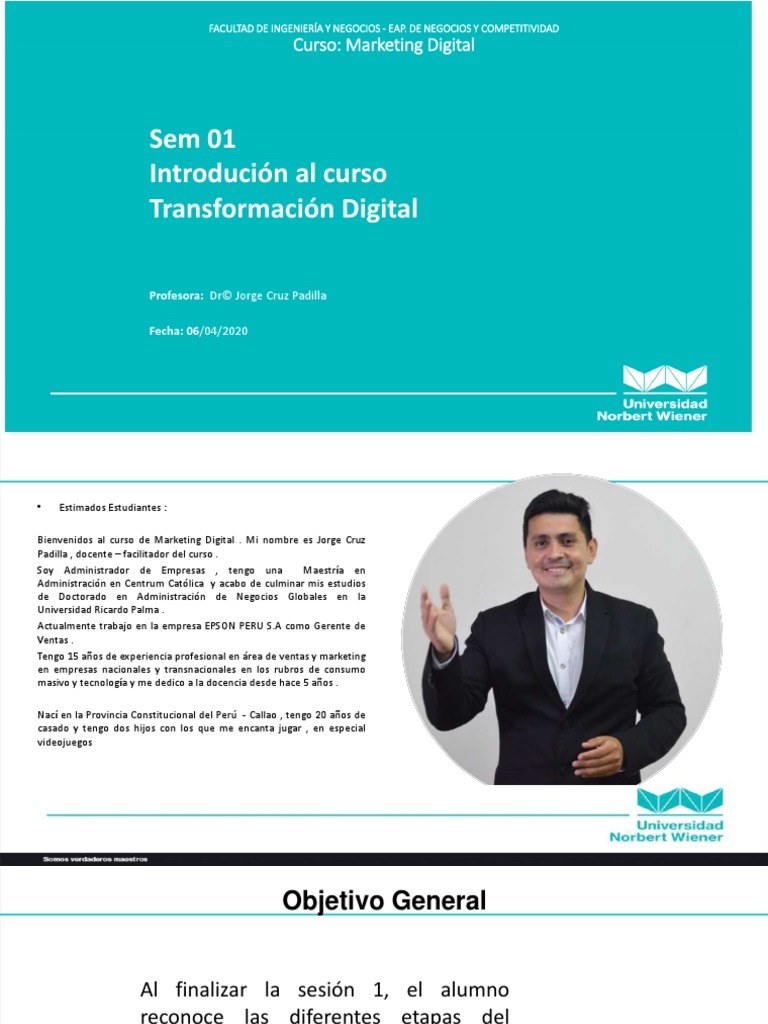 Marketing Digital Semana 1 PDF | PDF | Marketing | Manipulación de medios