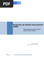 Programa de Gestión Documental - RNEC | PDF | Gestión de registros | Planificación