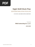 Night Work Procedure | PDF | Lighting | Occupational Safety And Health
