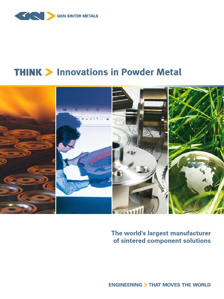 GKN Powder Metal Brochure | PDF | Alloy | Steel