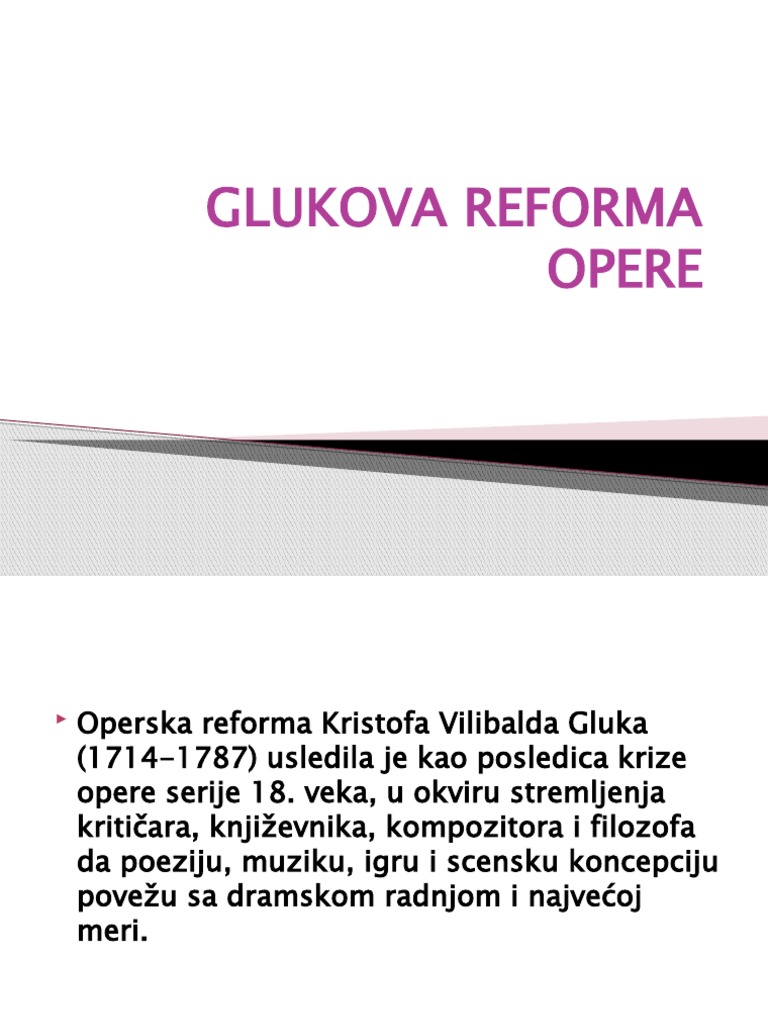 Gluk Orfej | PDF