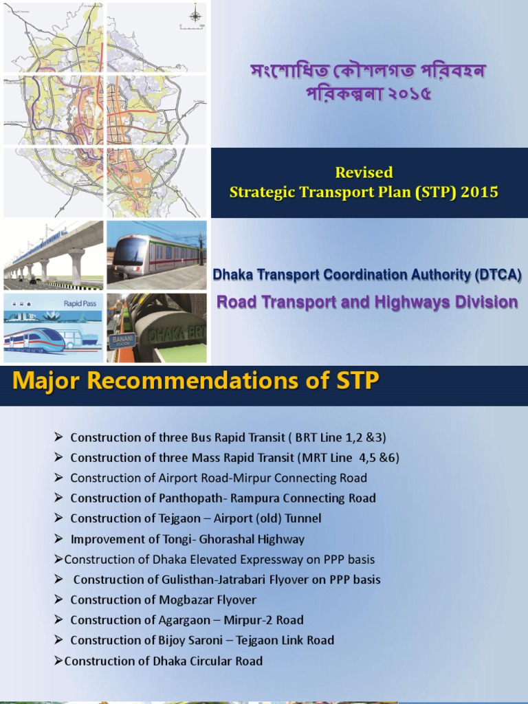 Revised Strategic Transport Plan (STP) 2015: Road Transport and ...